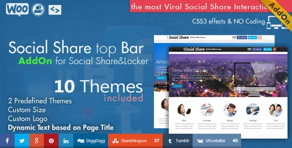 Download Social Share top Bar AddOn – Premium Addon Free - Microsoft ...