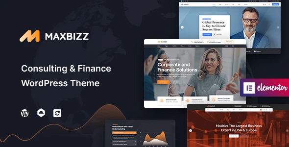 Free Maxbizz – Consulting & Financial Elementor GPL Template Download ...