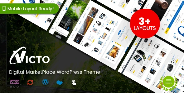 Download Victo – Digital MarketPlace (Mobile Layouts Included ...