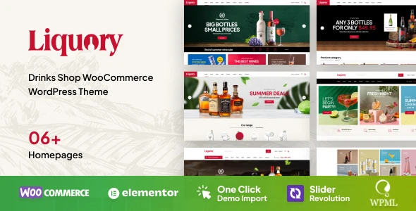 Download Liquory – Drinks Shop WooCommerce Nulled Template Free ...