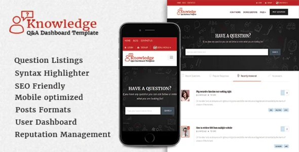 Free InfoCenter – Knowledge Base and Q/A Premium Template Download ...
