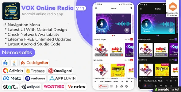 Download VOX Radio – Online Radio Streaming Premium Addon Free ...
