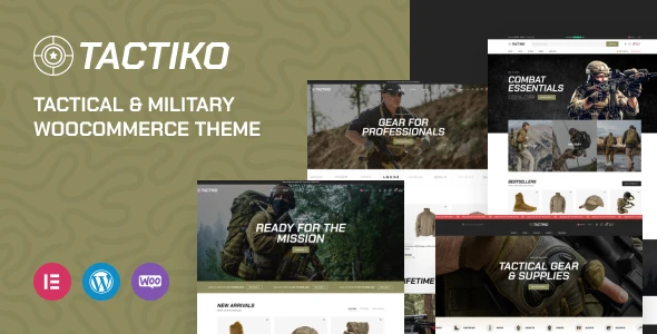 Free Tactiko – Tactical & Military Shop WooCommerce Premium WordPress ...