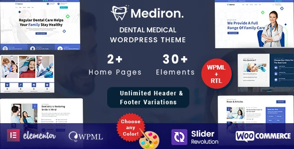 Free Mediron – Dental Medical Pro WordPress Theme Download - Microsoft ...