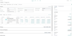 Project Management in Dynamics 365 Business Central