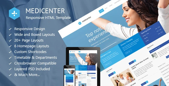 Free MediCenter – Health Medical Template Crack Theme Download ...