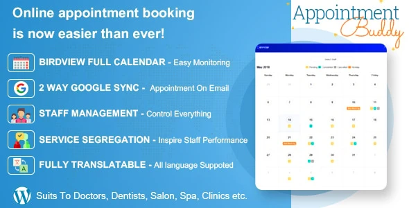 Download Appointment Buddy – Online Appointment Booking Nulled Addon ...